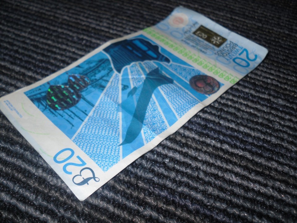 1st BRISTOL £20 pound BANK NOTE (no hole) NO DAMAGE light wear ...