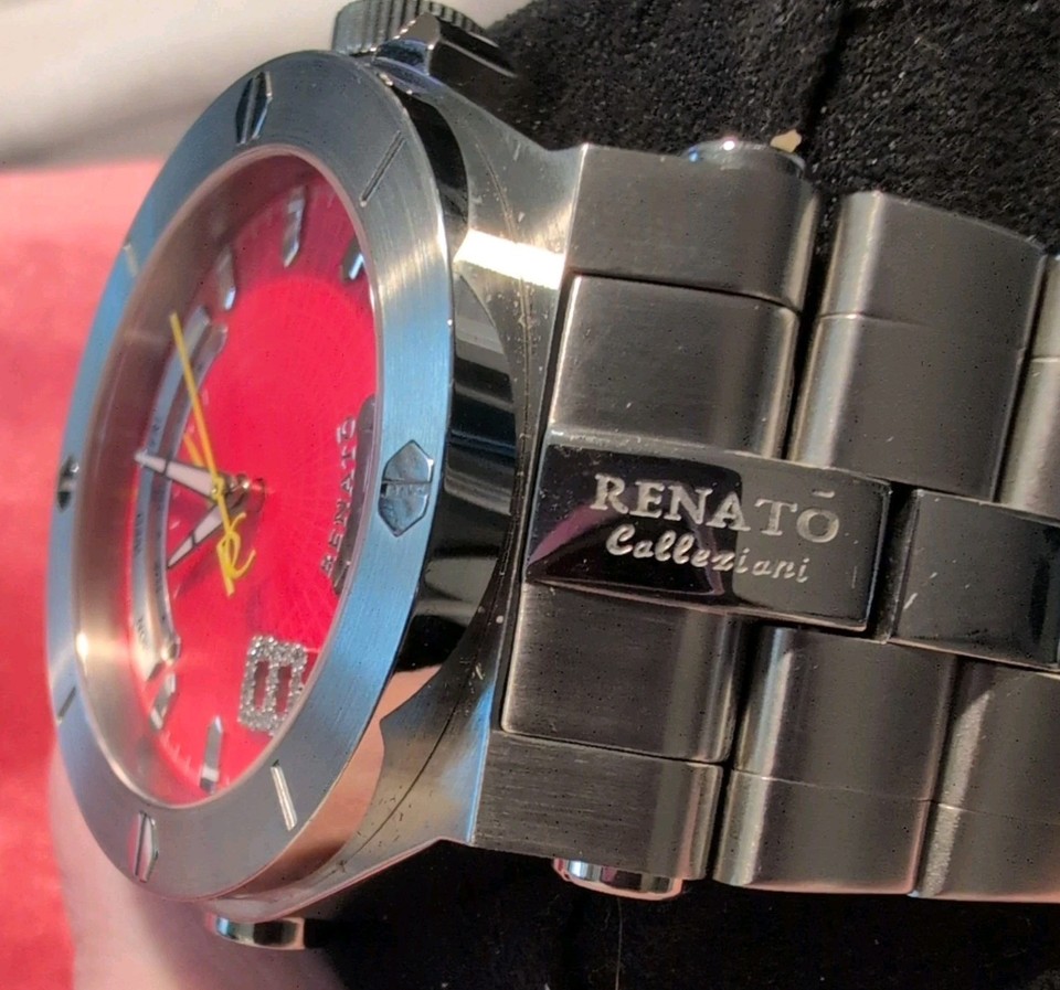 Renato Collezioni Wilde-Beast Swiss Diamond Watch 46mm Limited Prod. 17 ...