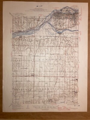 IL, IN, MI, OH, WI - Rock Island County Illinois Map