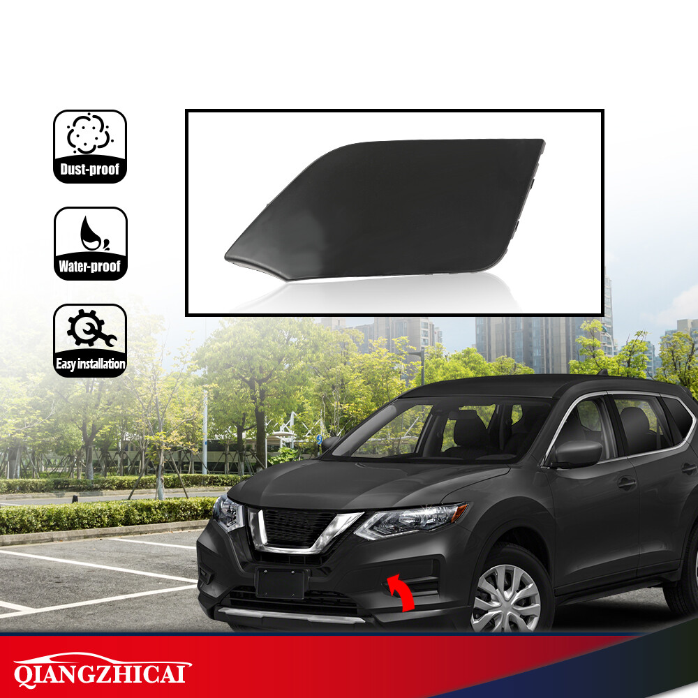 Front Bumper Tow Hook Eye Cover Cap Fit For 2017-2020 Nissan Rogue ...