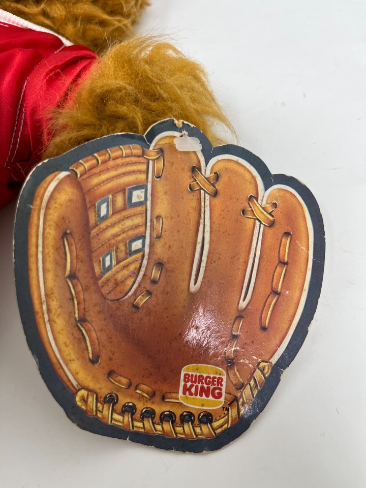 ALF 1988 Orbiters Baseball Team Plush Hand Puppet Doll Burger King New ...