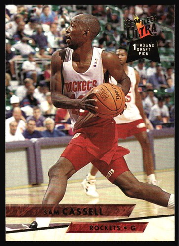 1993 Ultra Sam Cassell Rookie #72 Houston Rockets | eBay