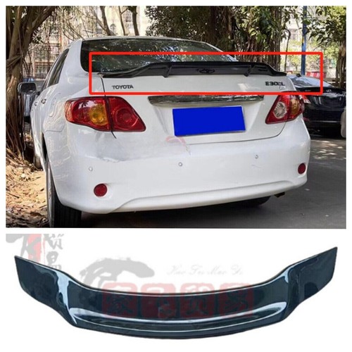 Rear R Style Trunk Spoiler Wing For Toyota Corolla Glossy Black Sedan ...
