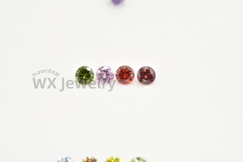 1000pcs 0.8~3.5mm Round Loose CZ Stone High Quality Cubic Zirconia ...