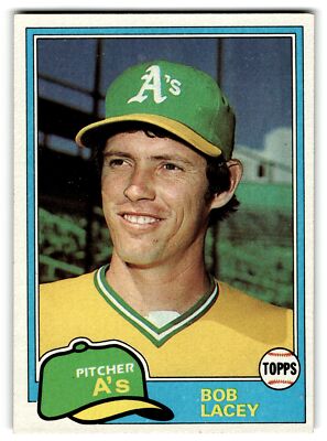 1981 Topps #481 Bob Lacey Oakland Athletics | eBay