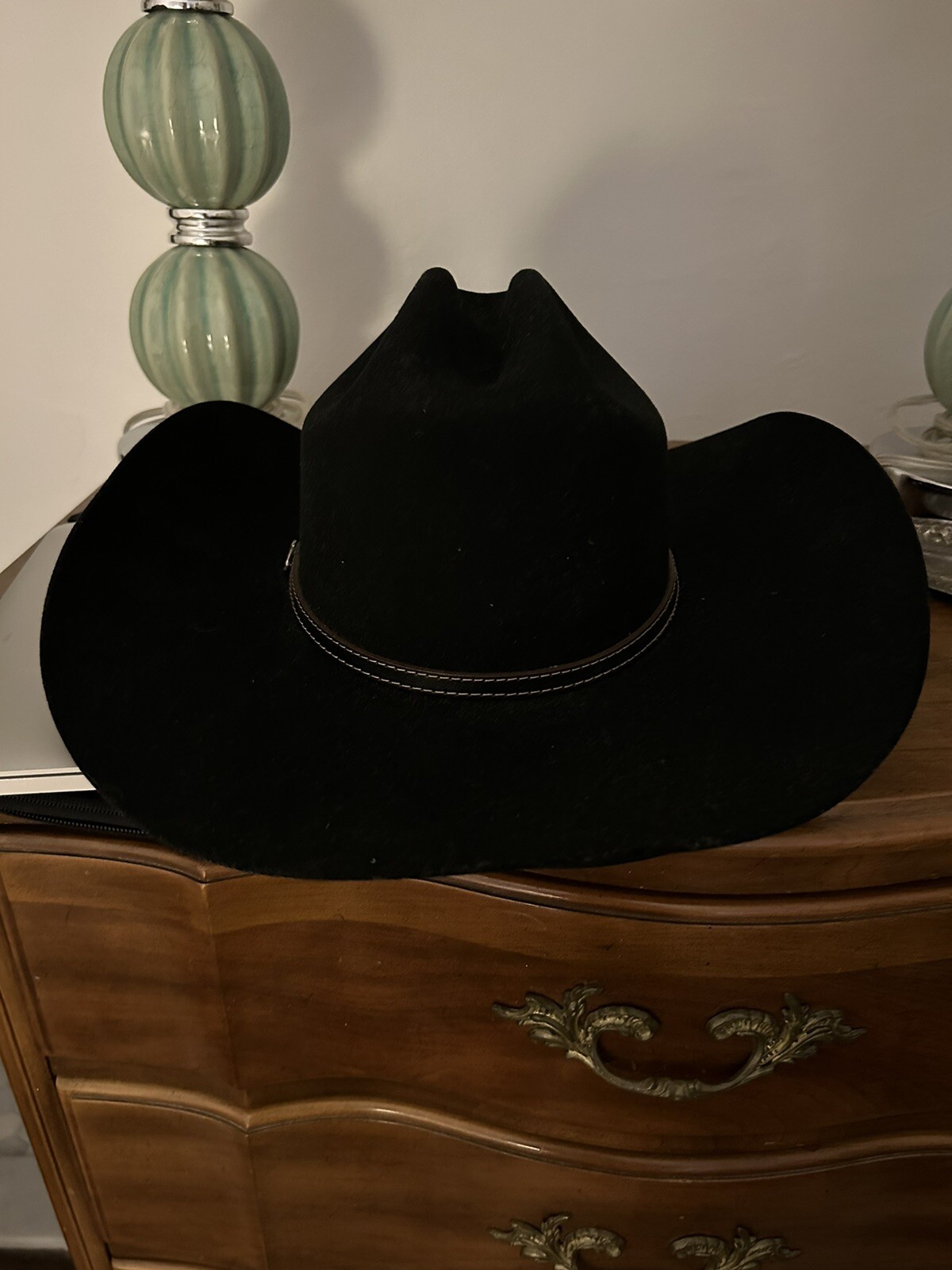 Justin 2X “Black Hills XX” 100% Wool Cowboy Hat Size 6 3/4 | eBay