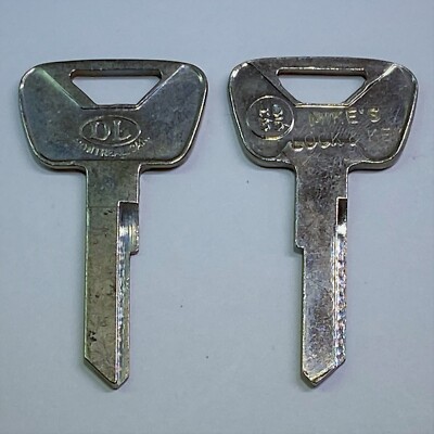 2 Un-cut Key Blanks DL Dominion HD35 Honda Motorcycles Code Series ...