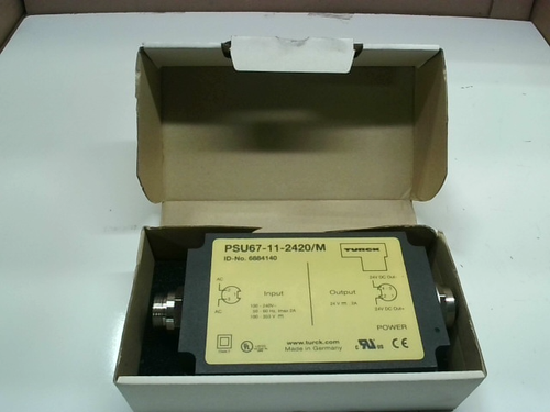 Turck PSU67-11-2420/M Compact Power Supply Module 24VDC 2A Outp - New ...