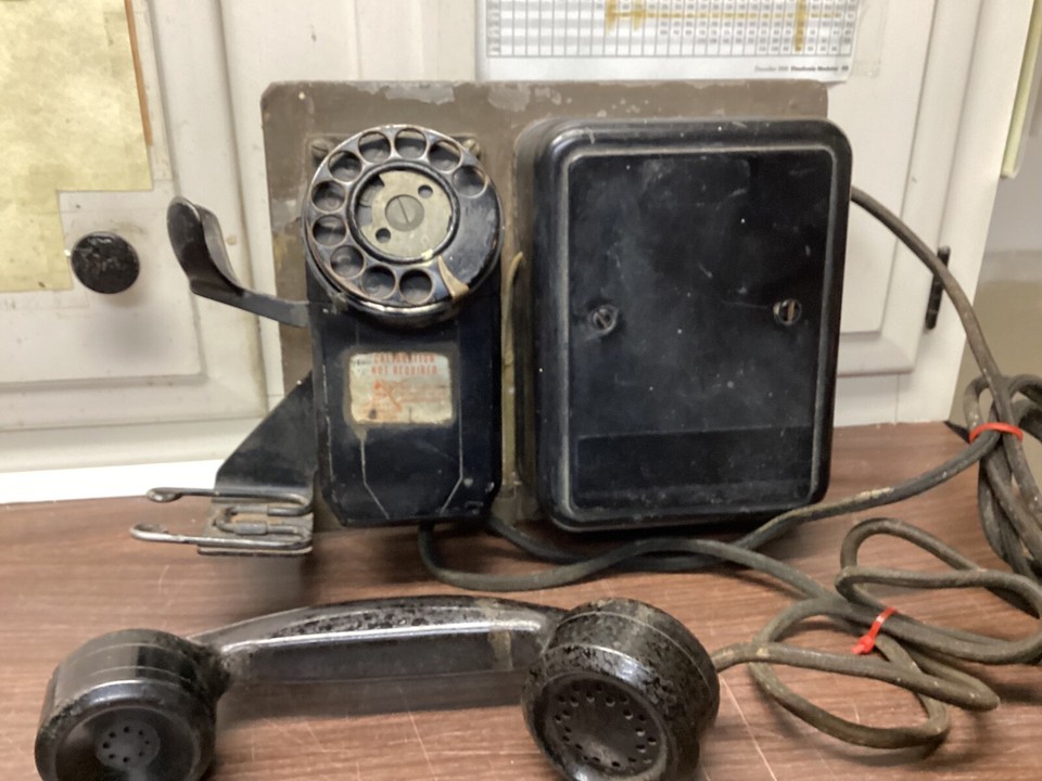 Early US NAVY ships telephone with ringer box pre WW2 UNTESTED | eBay
