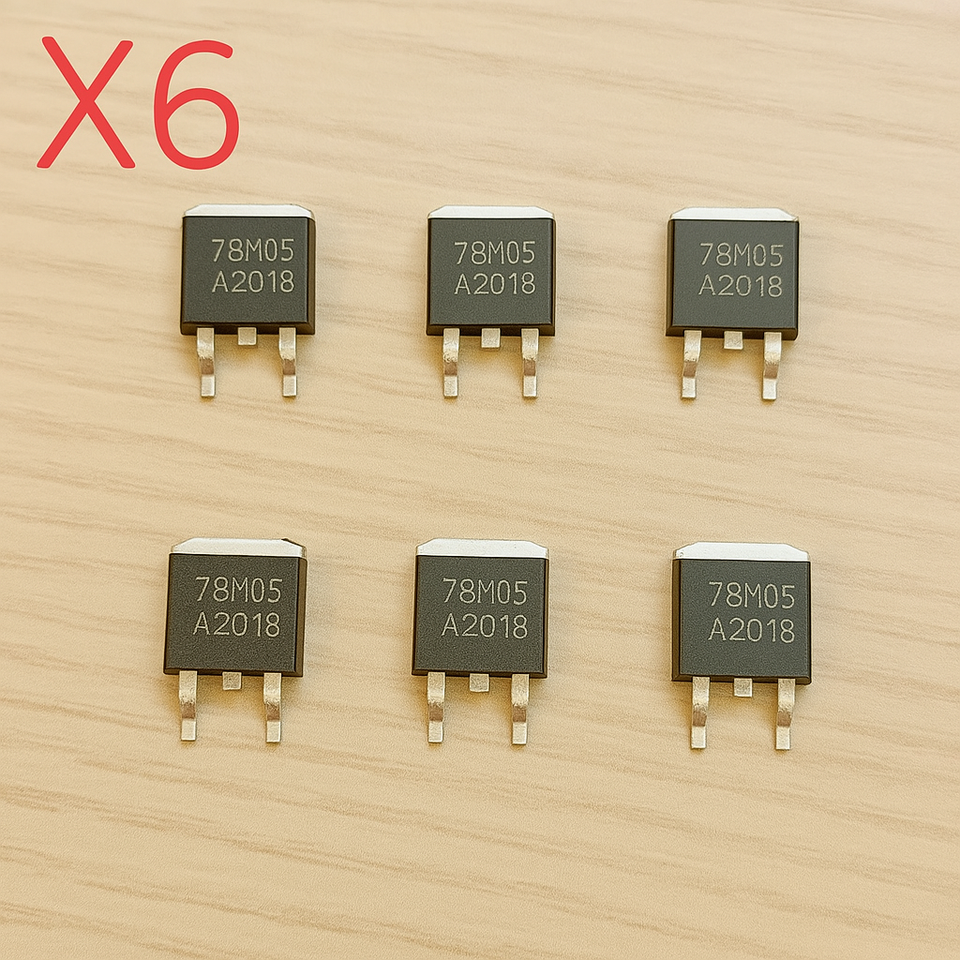 78M05 L78M05 5V 0.5A Linear Regulator TO-252 (6 PCS) – Fast USA ...