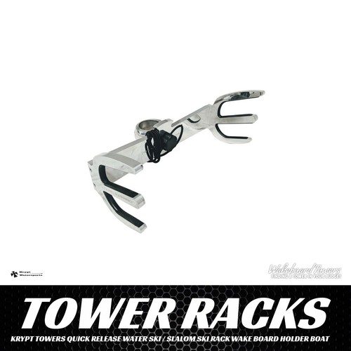 Krypt Towers Quick Release Water Ski / Slalom Ski Rack Wake Board ...