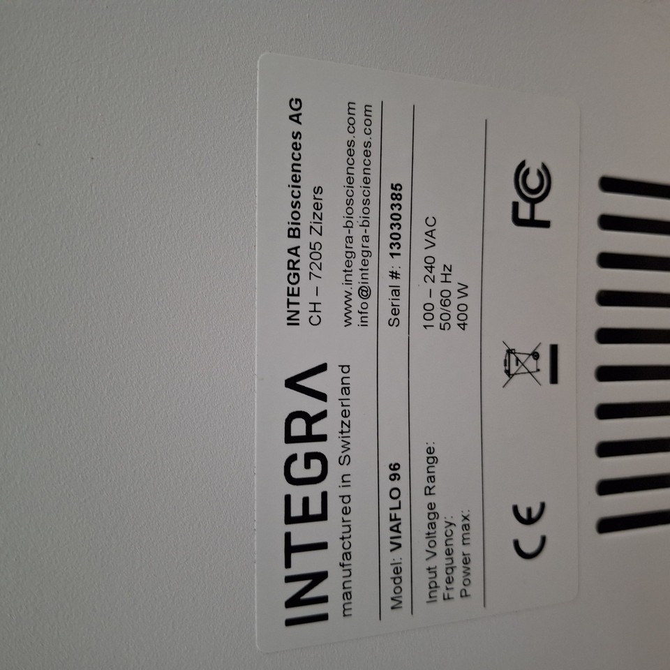 Integra Lifesciences Viaflo 96 Channel Pipette | eBay