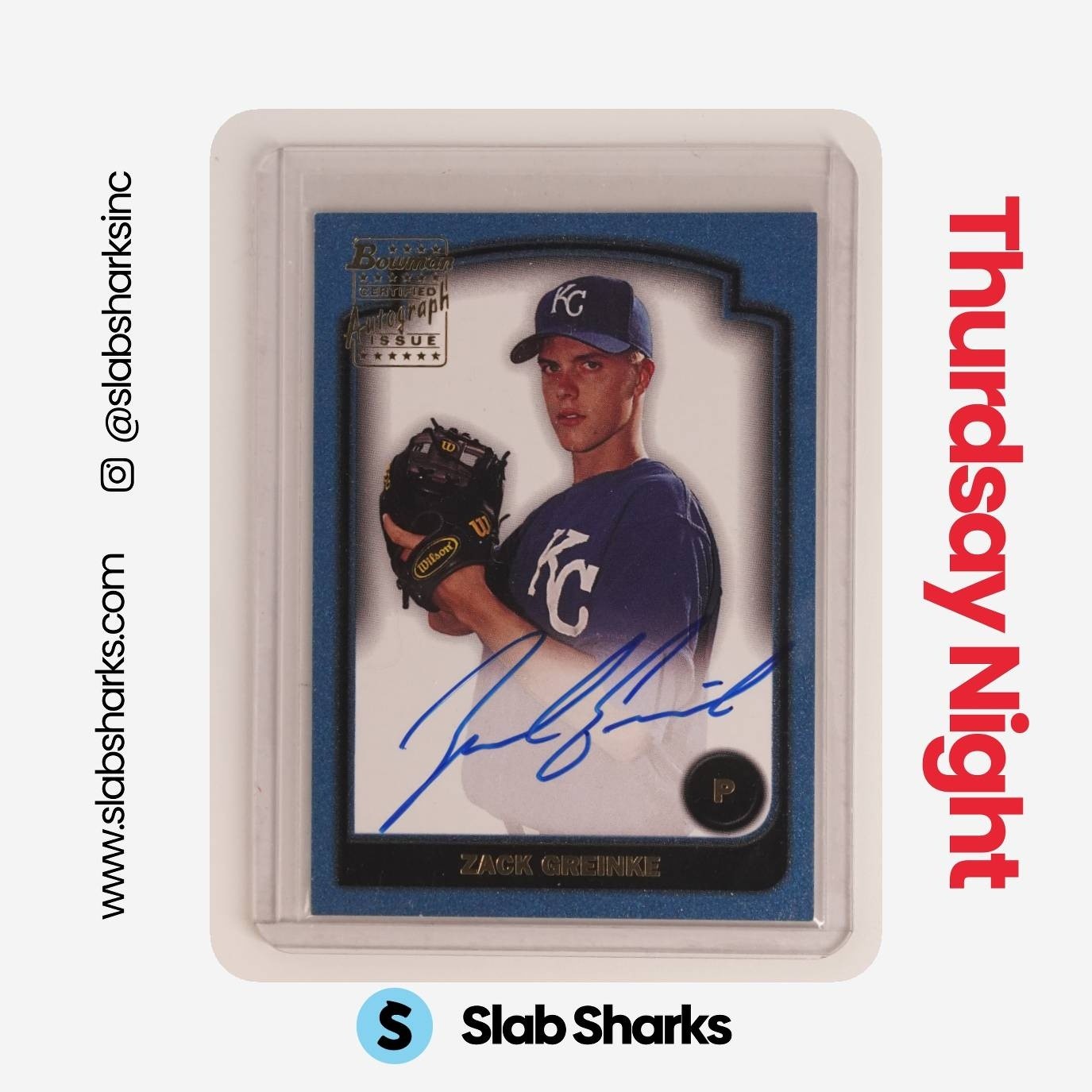 2003 BOWMAN #SOF-ZG ZACK GREINKE SIGNS OF THE FUTURE AUTO ROOKIE RC | eBay