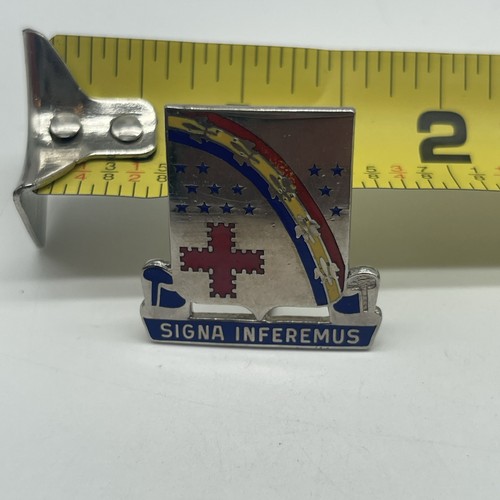 U.S. Military 167th Infantry Regiment DI DUI Crest Pin Clutch SIGNA ...