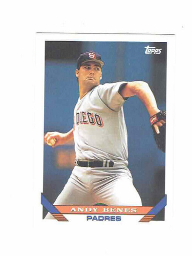 Andy Benes Padres Pitcher #568 Topps 1993 Baseball Card | eBay