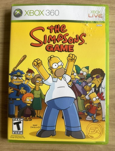 The Simpsons Game (2007) XBOX 360 - CIB - TESTED AND WORKING! | eBay