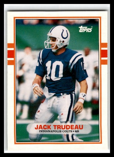 1989 Topps Traded #93T Jack Trudeau Indianapolis Colts | eBay