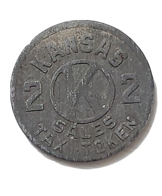 Non-Local, Kansas Trade Token: Kansas 2 K 2 Sales Tax Token TC-89065 | eBay