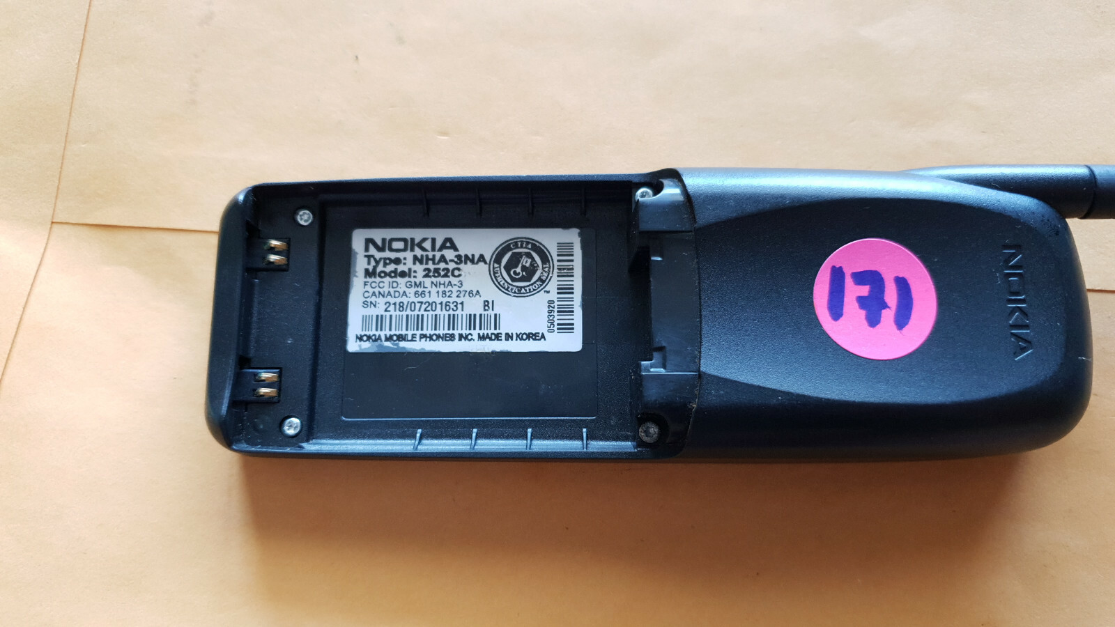 171.Nokia 252C Very Rare - For Collectors - Batt Dead - No Sim Card | eBay
