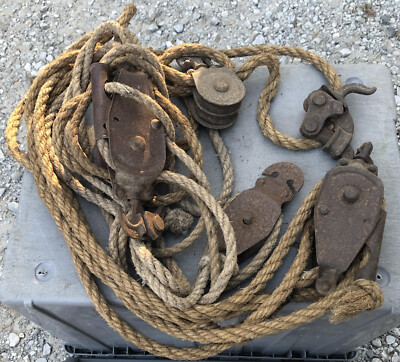 Durbin Durco Block & Tackle Pulley Rope Fence Stretcher vintage | eBay