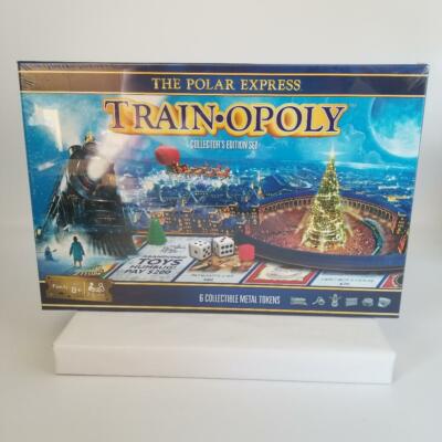 THE POLAR EXPRESS TRAIN-OPOLY Board Game NEW Collectors Edition ...