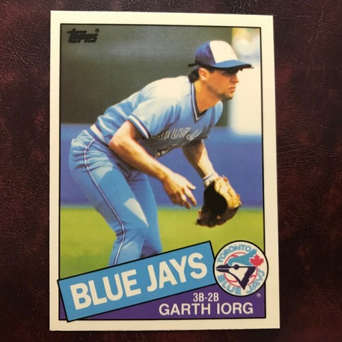 1985 Topps TIFFANY Set GARTH IORG #168 BLUE JAYS ** MINT ** HIGH GRADE ...