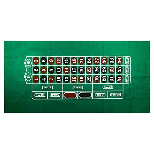 Yuanhe Casino Table Felt Layout (4 Styles Available) 36" x 72" Roulette ...