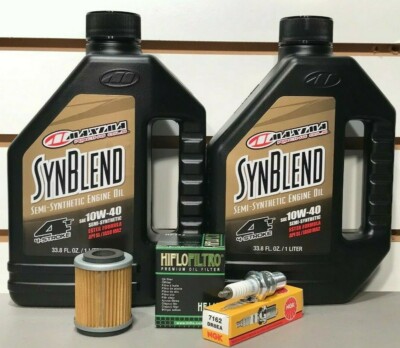 Yamaha TW 200 TrailWay Oil Change Kit Tune Up Spark Plug Oil Filter ...