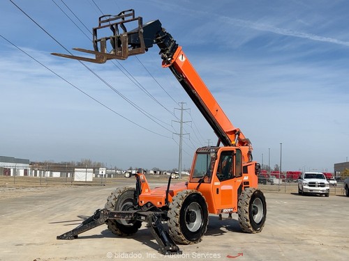 2018 Skytrak 10054 54' 10K Telescopic Reach Forklift Telehandler Cab ...