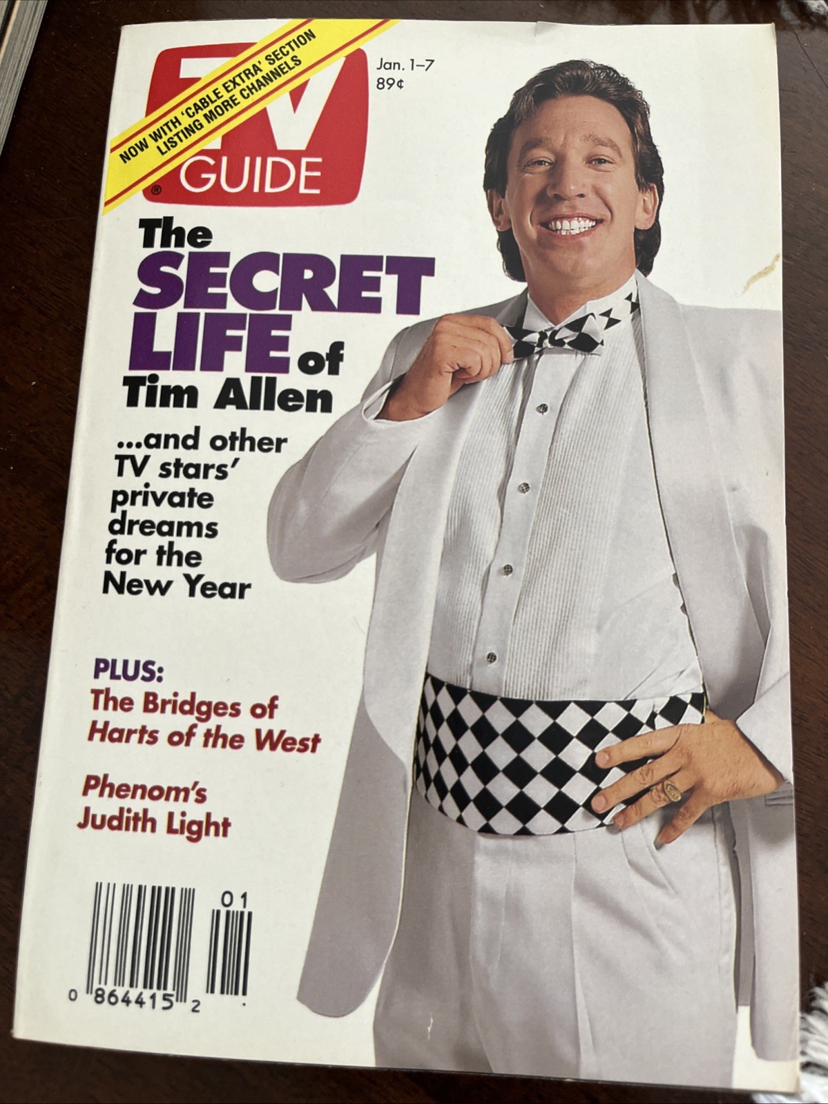 TV Guide Jan 1-7 1994 Tim Allen Judith Light Mighty Morphins Bob Barker ...
