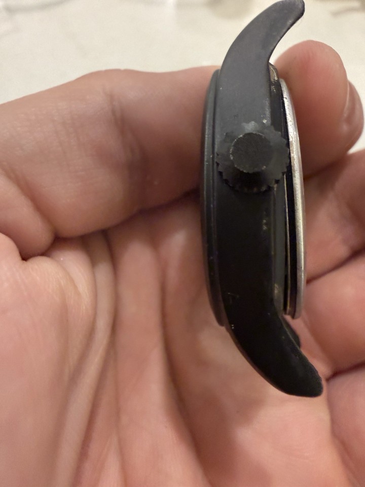 Vintage Timex Expedition 40mm Black Steel Case, Brown Leather Band, Men ...