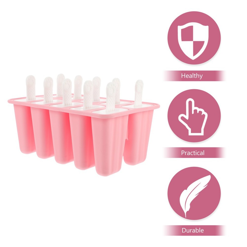 Ice Making Box Tray Cakesicle Moulds Cream Snow Mold Pop Homemade ...