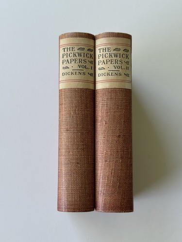 Rare 1907 CHARLES DICKENS The Pickwick Papers 2 VOL. HENRY FROWDE ...