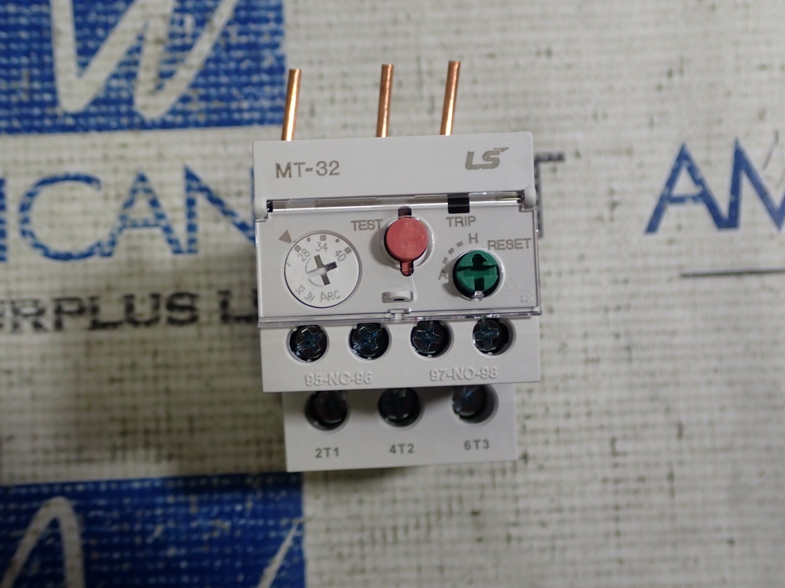 NEW 3 Pole OVERLOAD RELAY MT-32/3K 34A 28-40 AMP ADJUSTABLE LS ELECTRIC ...