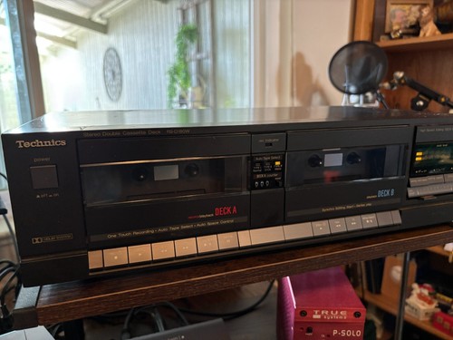 Technics Double Cassette Player/Recorder - RS-D180W - Smooth Playing | eBay