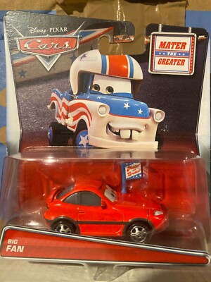 Disney Pixar Cars Toons Big Fan Mattel 1.55 Scale BNIB | eBay UK