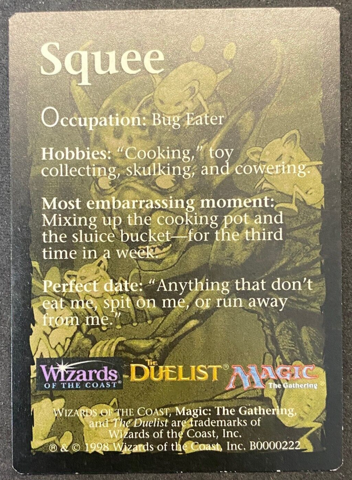 Squee - MTG Magic the Gathering - Token - The Duelist Promo | eBay