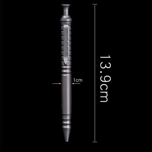 EDC Titanium Pocket Ballpoint Pressing Pen Office Stationery Outdoor ...
