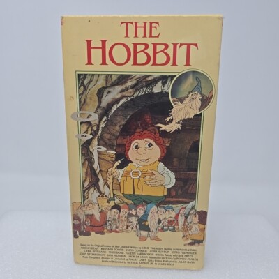 The Hobbit VHS 1991 Tolkien Animated Kids Family Anime Movie | eBay