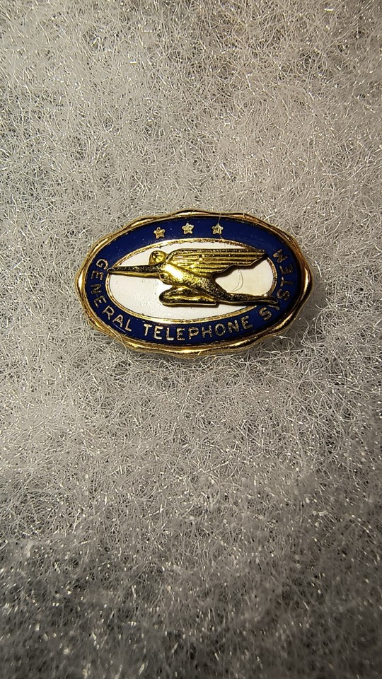 Vintage 10k Gold General Telephone System Service Pin | eBay
