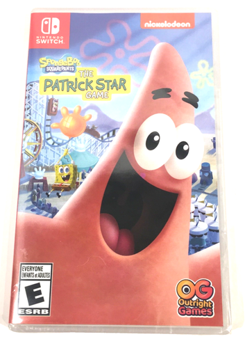 Sealed Nintendo Switch SpongeBob SquarePants The Patrick Star Game ...