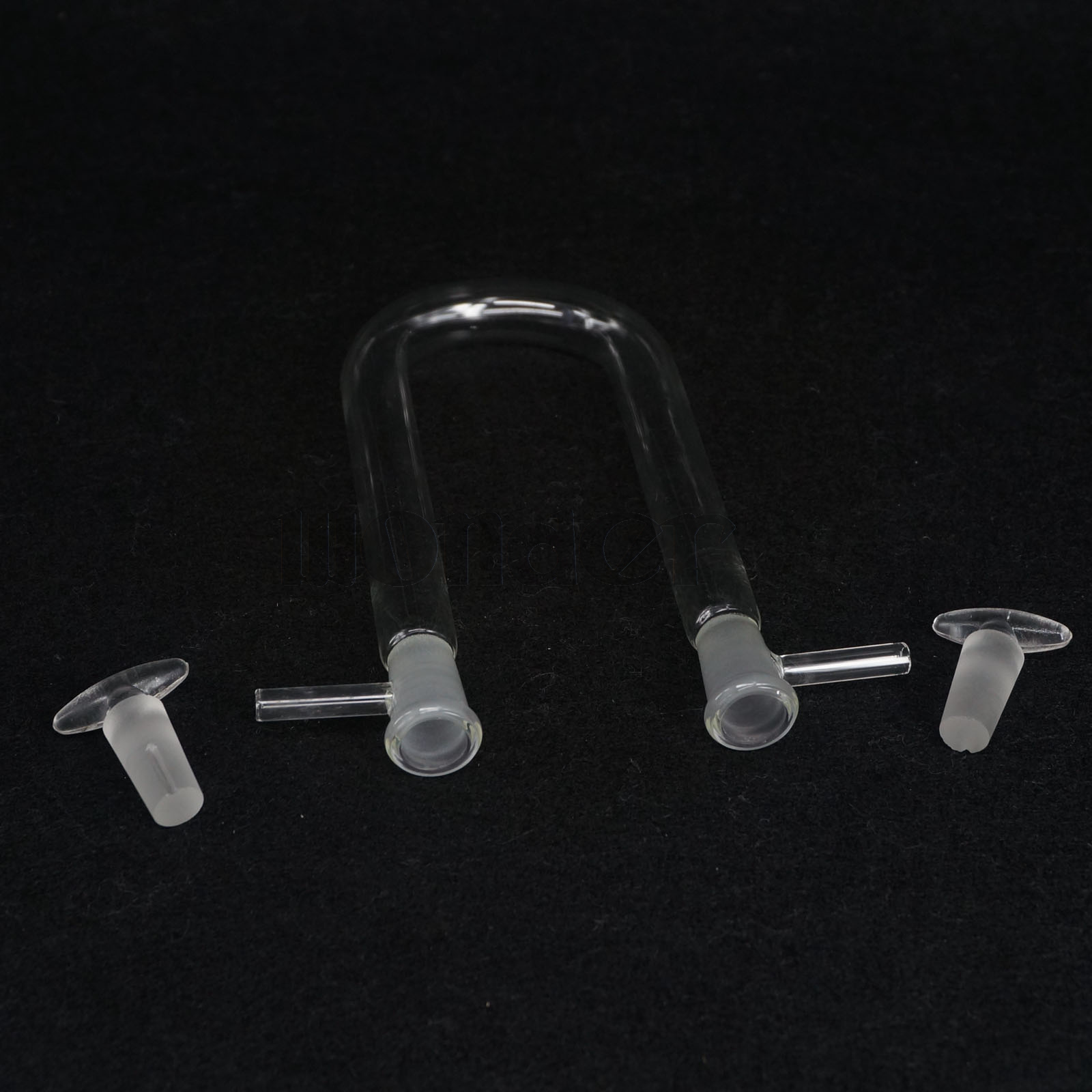 15x150mm Drying Glass Tube Adapter U shape With Stopper and Side Arm ...