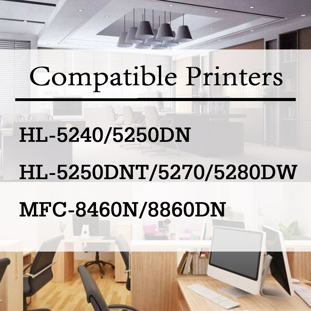 2 Pack TN-550 TN550 Toner Cartridge for HL-5250DNT MFC-8870DW Printer ...