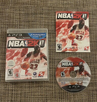 Sony Playstation 3 PS3 NBA 2K11 Michael Jordan TESTED COMPLETE - CIB ...