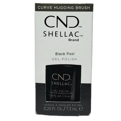 CND Shellac UV Gel Nail Polish - Black Pool 0.25oz | eBay