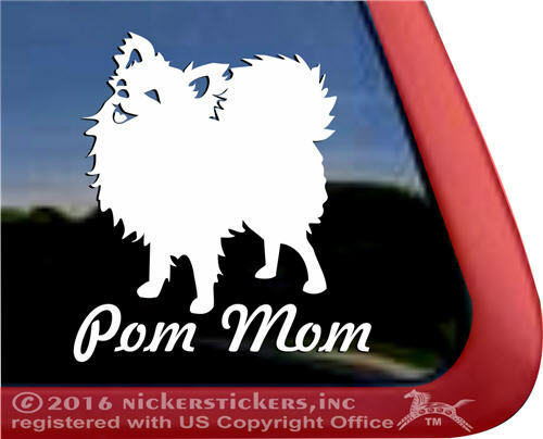 Pom Mom | Pomeranian Decal | eBay