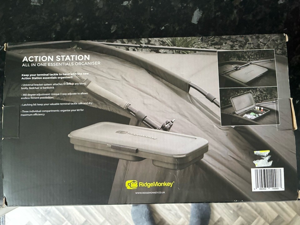 RidgeMonkey Action Station Carp Coarse Fishing Tackle Side Tray | eBay UK