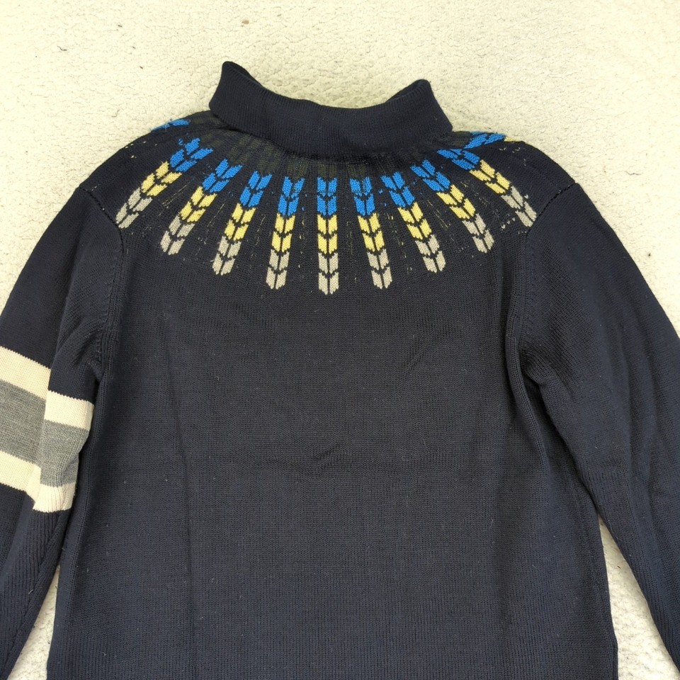 Thom Grey by Thom Browne Mens Wool Knit Sweater Medium Stripe Detail Pullover | eBay