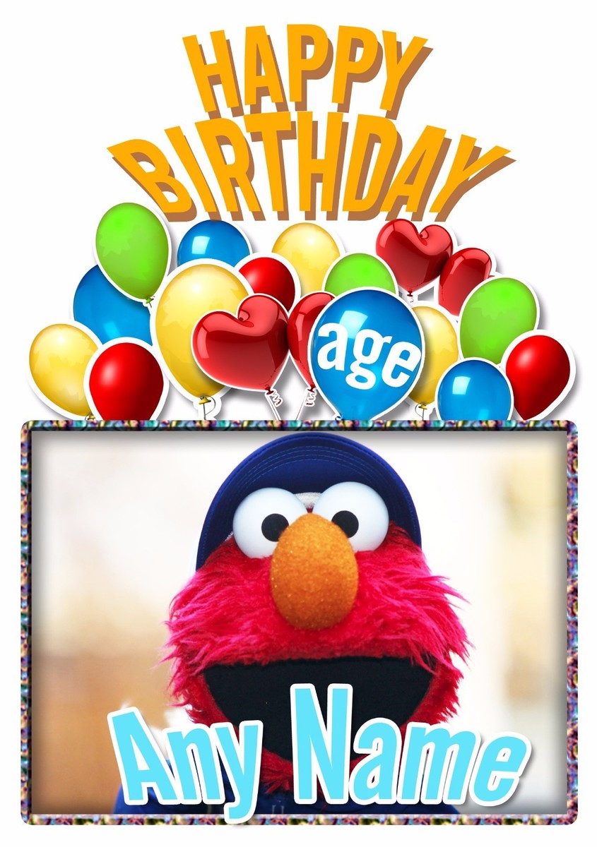 Sesame Street Birthday Clipart