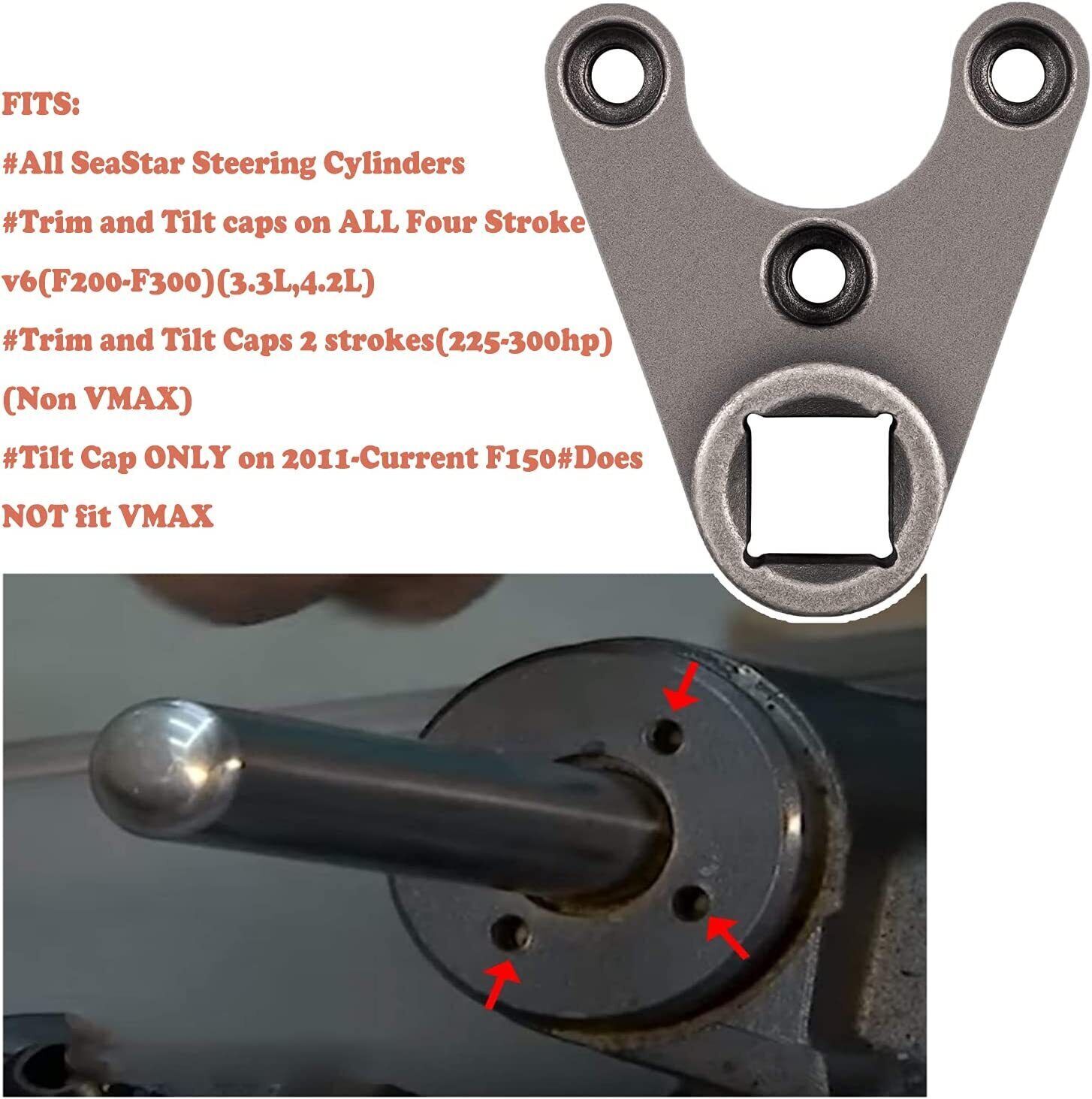 Outboard Trim/Tilt Pin Wrench MT0004 Remove Tool for Seastar Stroke ...